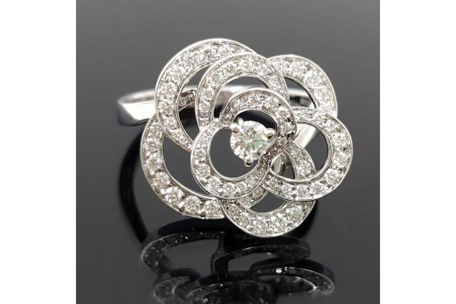 CHANELカメリアリング：K18×0.62ctダイヤの煌めき #入荷しました♪｜2025年06月05日｜静岡県のリサイクルショップ キンバリー浜松高林店